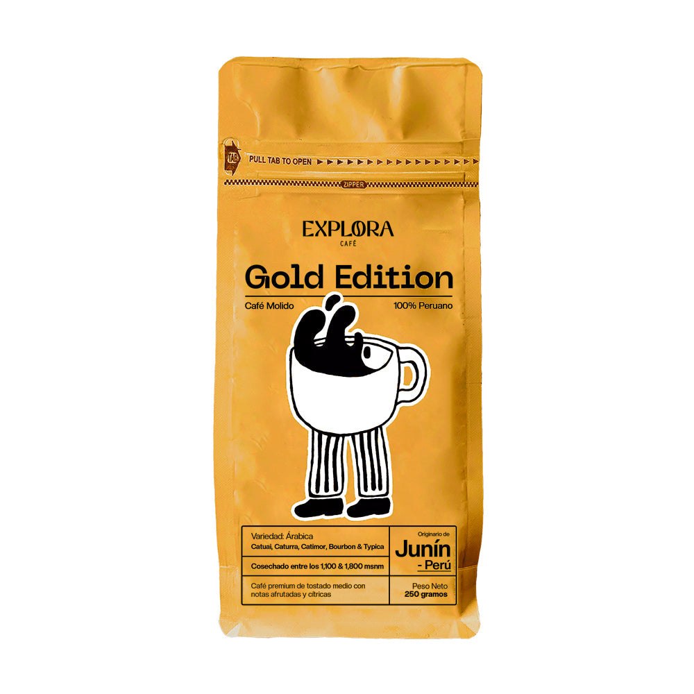 Cafe molido de especialidad-Explora Gold 250g-Junín – EXPLORA CAFE